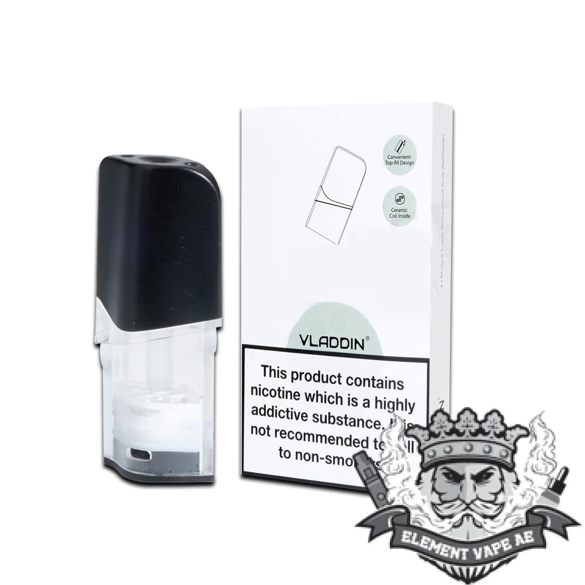 Vladdin Open Pod Cartridge - Riyadh Vape Pod Abu Dhabi Dubai UAE