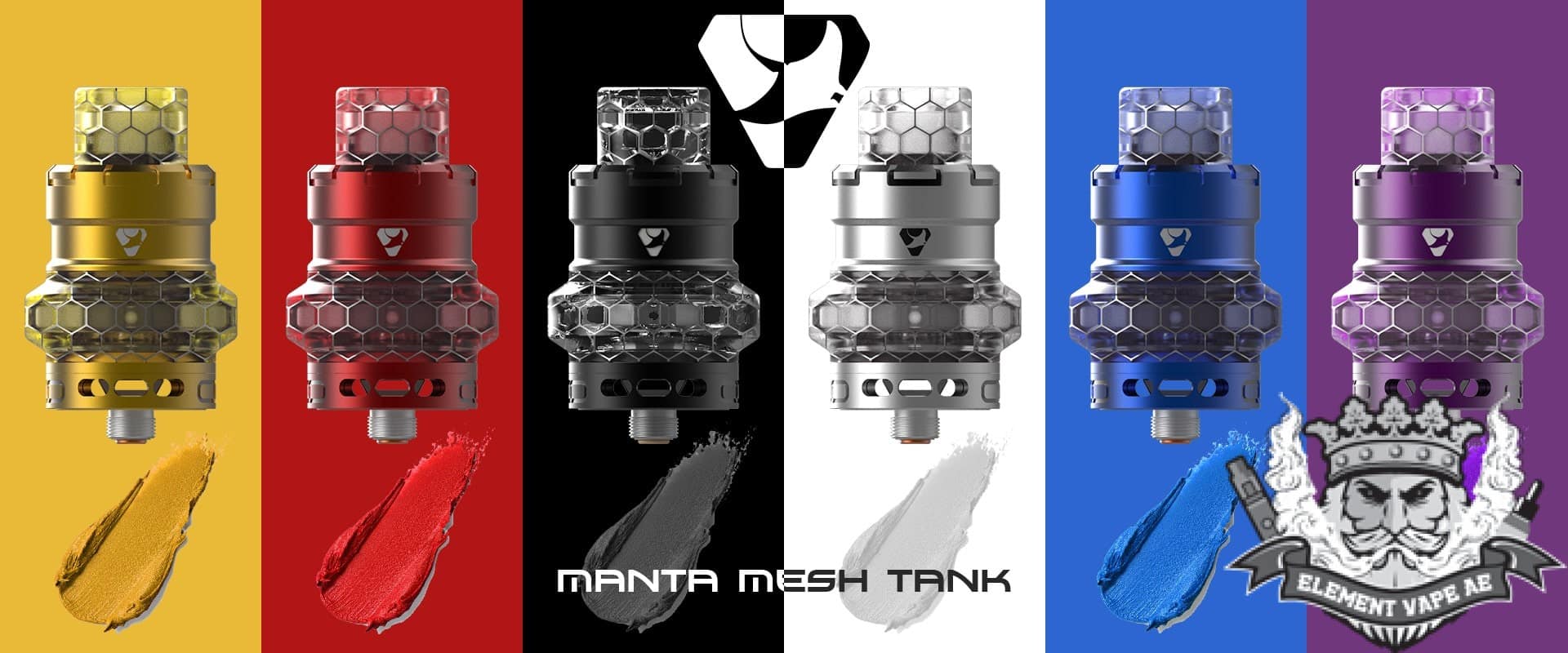 Manta Tank SubOhm By Advken - Riyadh Vape Sobohm Tank Dubai