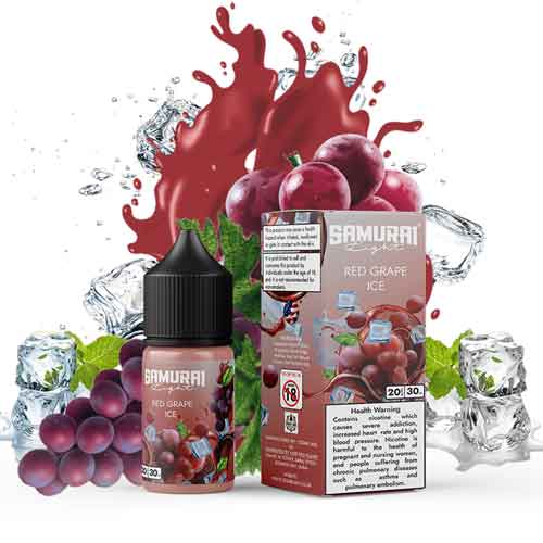 Grape Ice Saltnic - Samurai Light - Riyadh Vape Samurai Light Riyadh