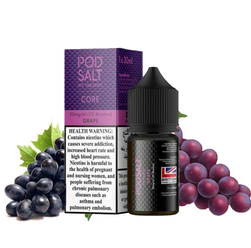 POD SALT - GRAPE Salt 20mg - Pod Salt Core Grape in Dubai - Riyadh Vape